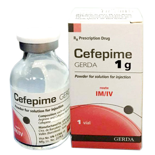 Thuốc Cefepime gerda 1g – Bệnh Viện Lê Văn Thịnh